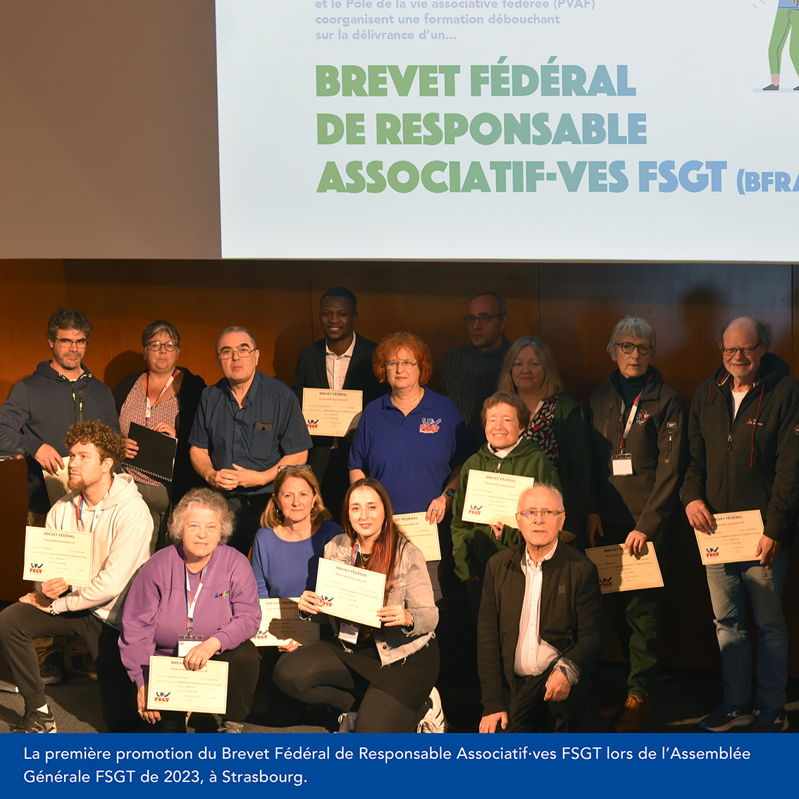 Le Brevet Fédéral des Responsables Associatif·ves (BFRA)